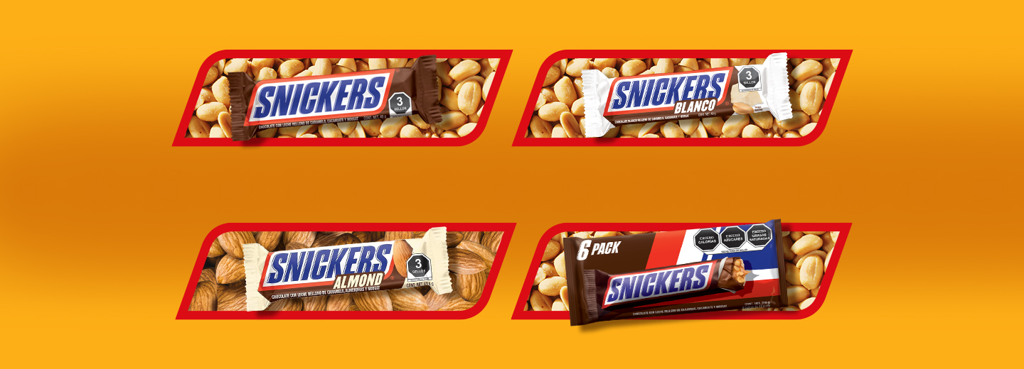 Descubre nuestras barras de chocolate | SNICKERS México